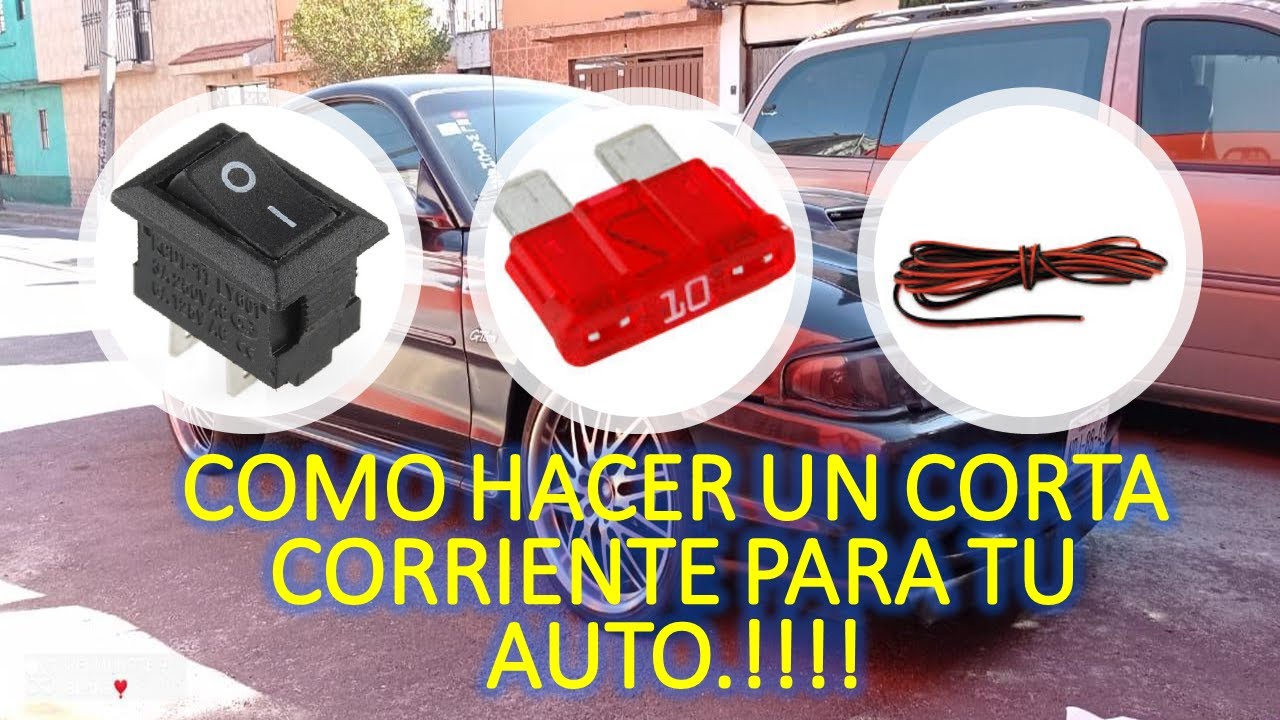 COMO PONER UN CORTA CORRIENTE EN EL AUTO #MUSTANG94-04 #MUSTANGSN95 # ...