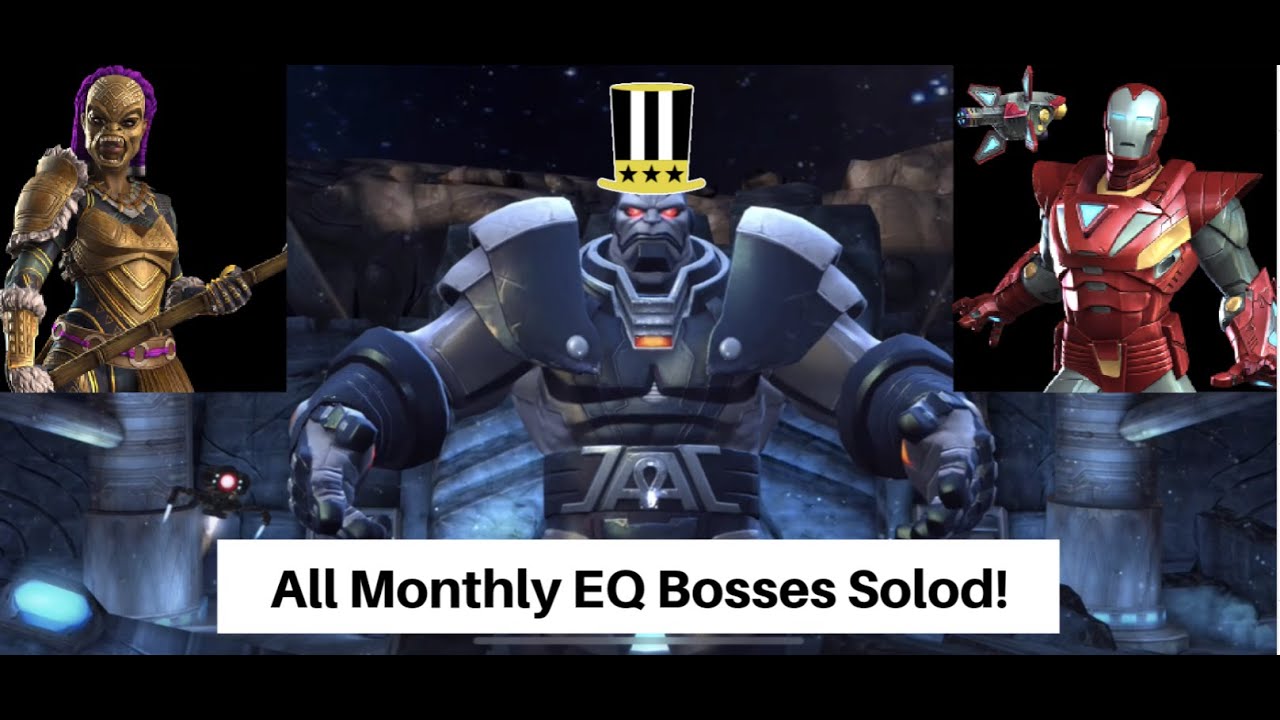 Apocalypse SOLOS all Monthy EQ Bosses - Marvel Contest of Champions ...