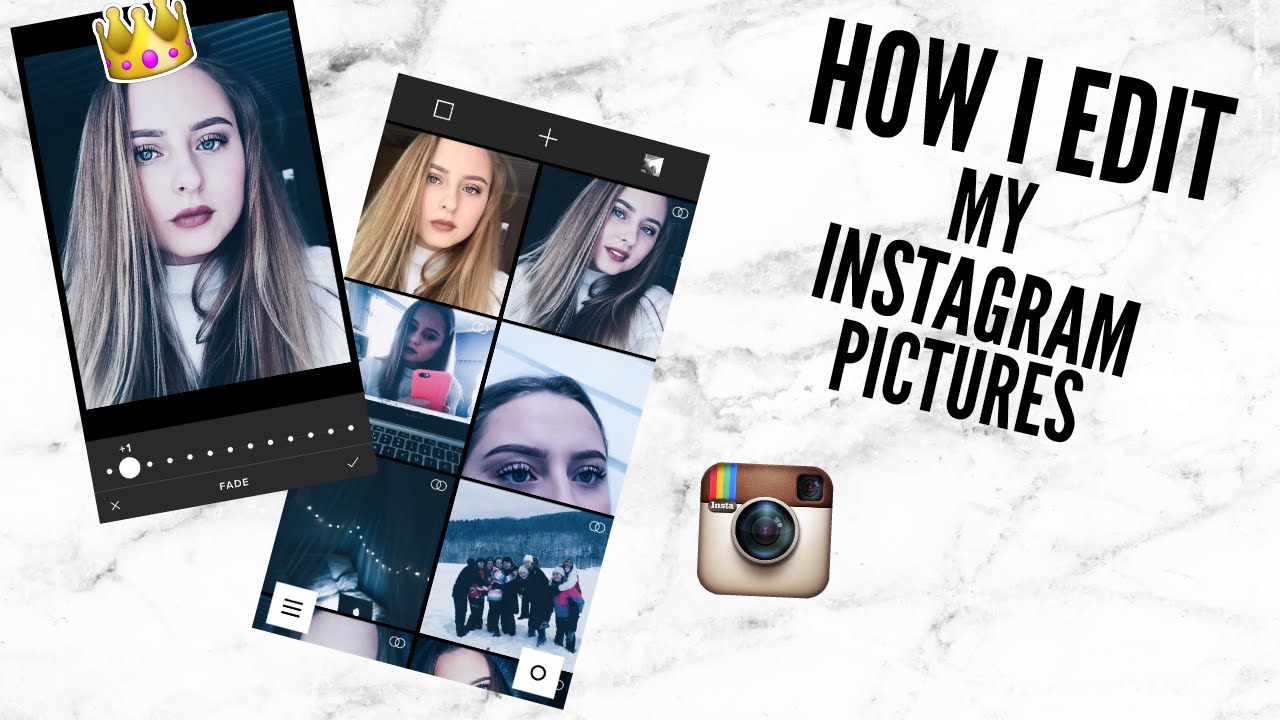 HOW I EDIT MY INSTAGRAM PICTURES 📷 - YouTube