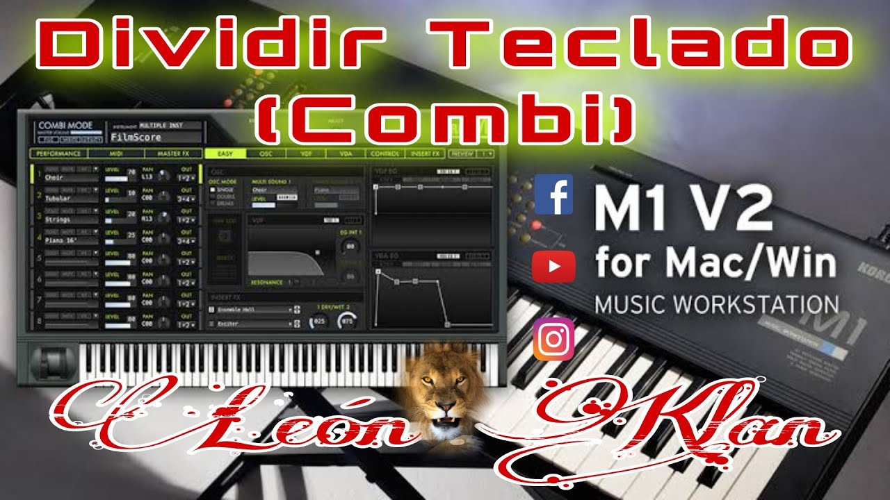 Tutorial Korg M1 Vst Dividir Teclado (Combi) - YouTube
