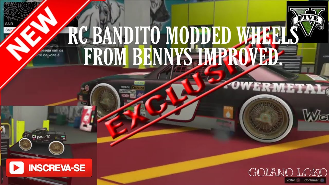 **NOVO** RC BANDITO MODDED WHEELS FROM BENNYS IMPROVED - YouTube