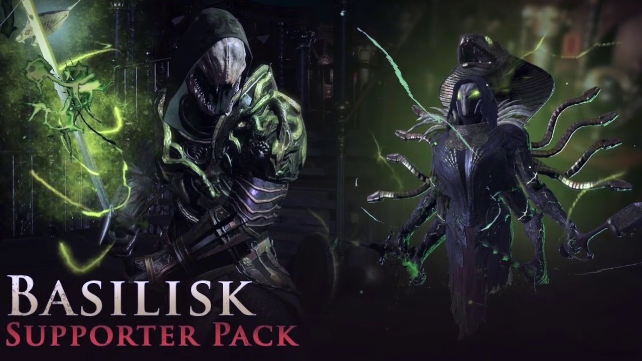 [Path of Exile] POE Core Basilisk Supporter Pack Preview - YouTube
