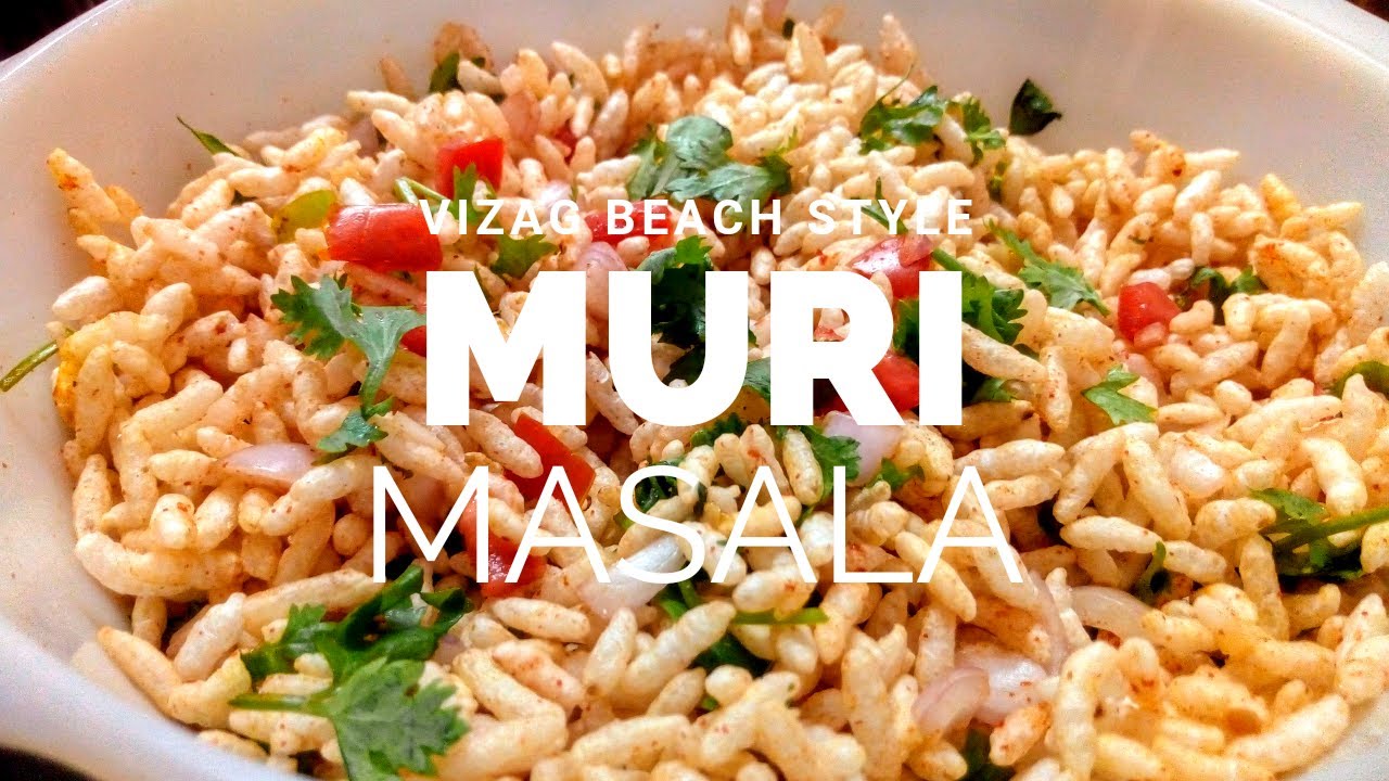Vizag beach style muri masala | Muri mixture | very simple & tasty ...
