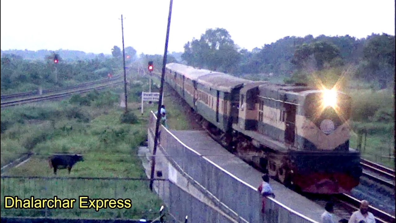 780 Dhalarchar Express: Rajshahi to Dhalarchar Slowly Entering Ishurdi Bypass Station ...