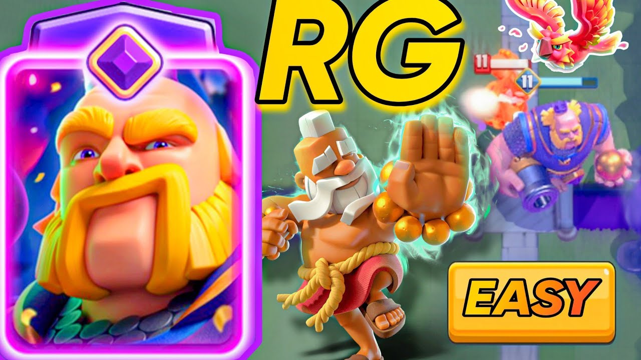 BEST DECK FOR EVOLVED ROYAL GIANT CHALLENGE - YouTube