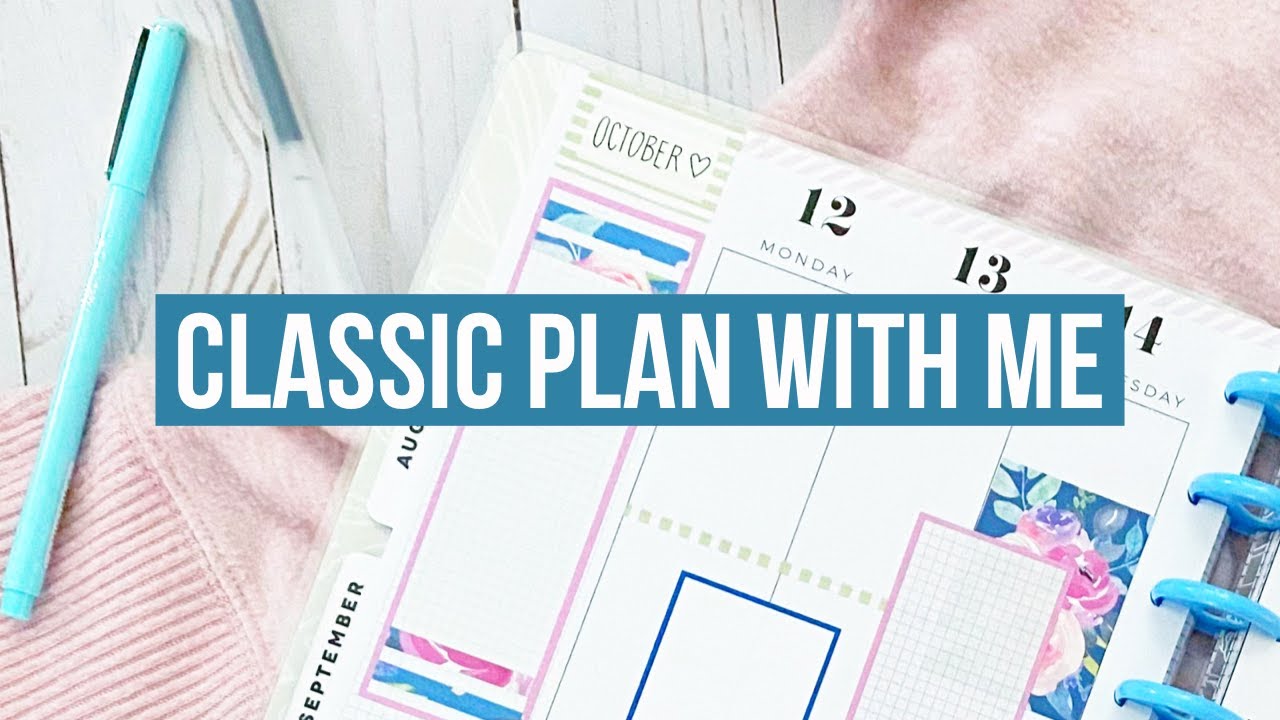 Plan With Me // Classic Happy Planner // First Time Using a Kit ...