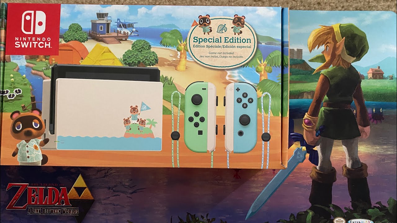 Special Limited Edition Animal Crossing Nintendo Switch Console ...