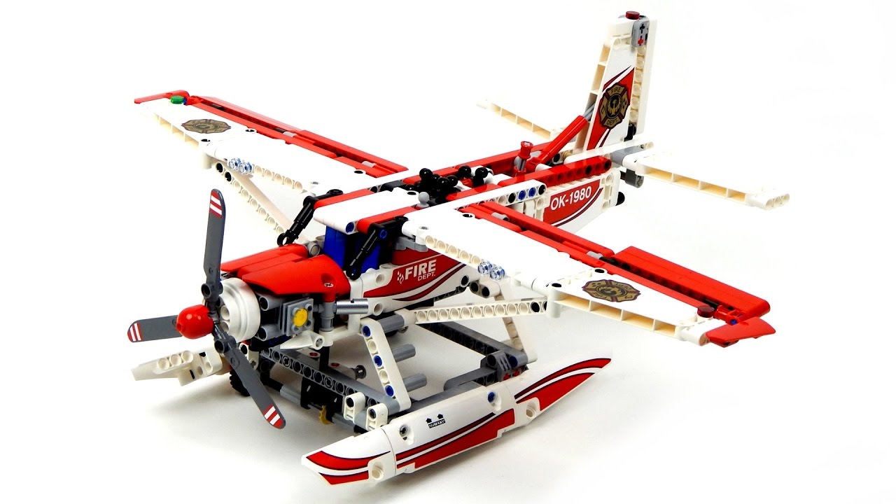 Lego Technic Set 42040 Fire Plane Review - YouTube