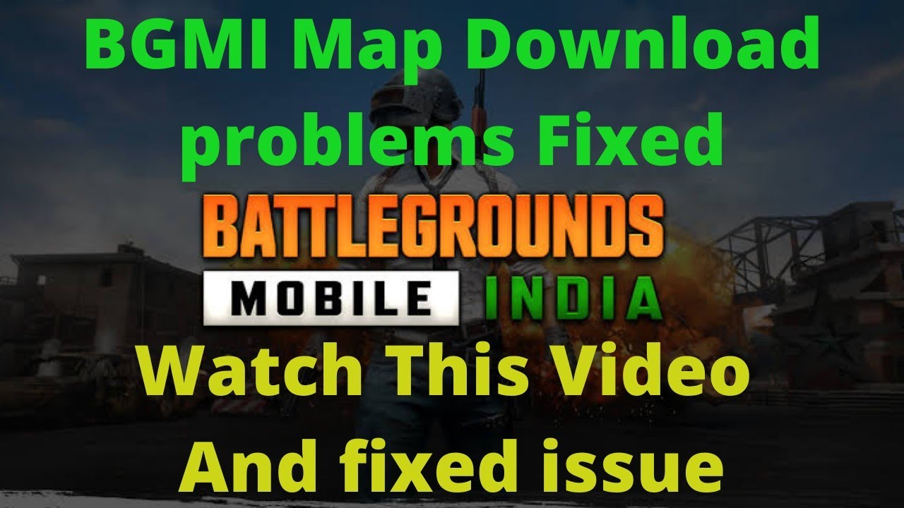 BGMI MAP DOWNLOAD ISSUE FIXED - YouTube