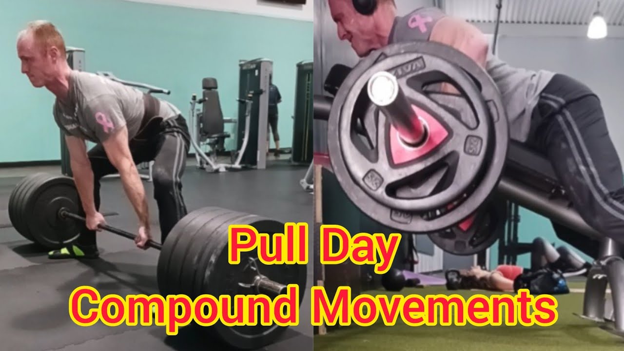 Pull Day Barbell Compound Movements w/ Max Effort Seal Lift - YouTube