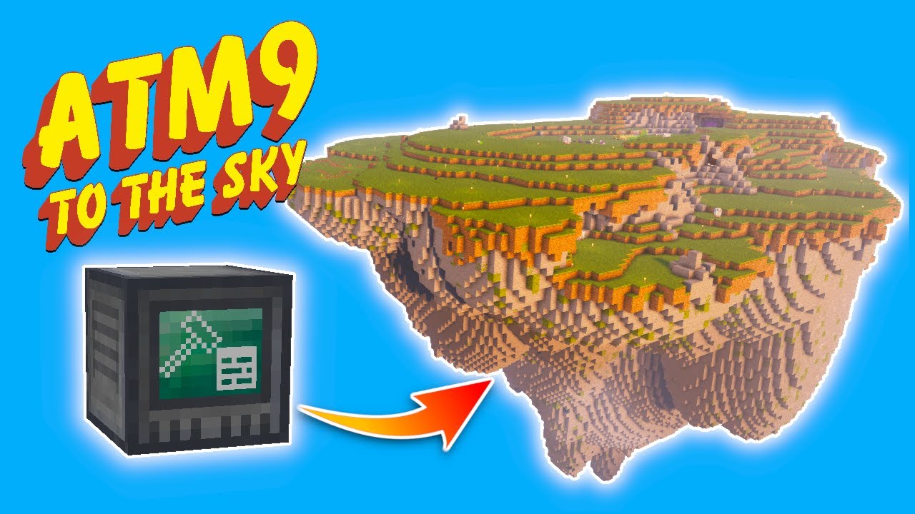 I Built a Floating Island! - ATM9 To The Sky Ep11 - YouTube