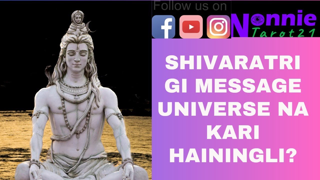 Shivaratri gi message#what u need to hear#manipuritarotreader # ...
