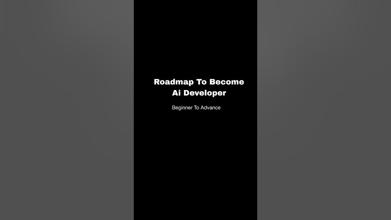 Roadmap Ai Trending Codeing Shortviral Shortsvideo Roadmapai Aidevelopment Youtube