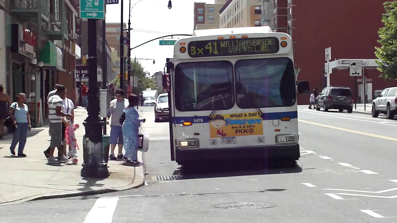MTA NYCT Bus: 2000 New Flyer D60HF Artic Bx41 Bus #5478 at E161st-St ...