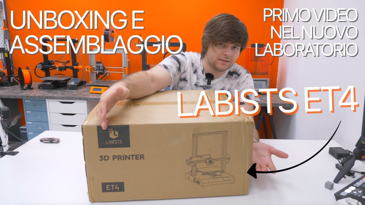 Una nuova Stampante 3D: Labists ET4 unboxing e assemblaggio - YouTube