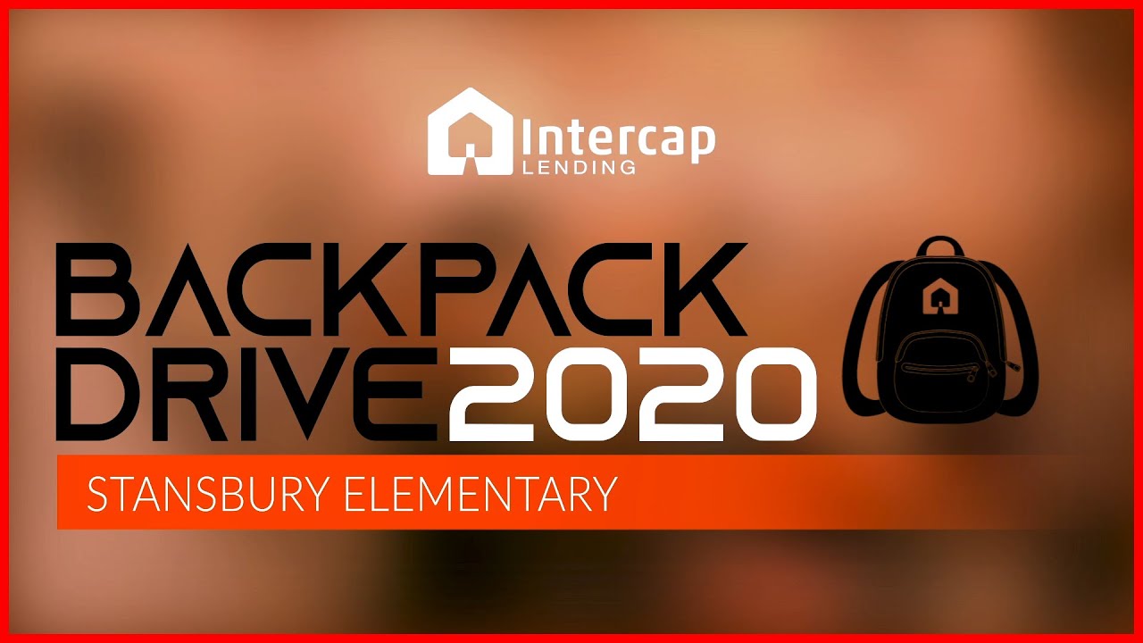 Stansbury Elementary Backpack Drive 2020 - YouTube