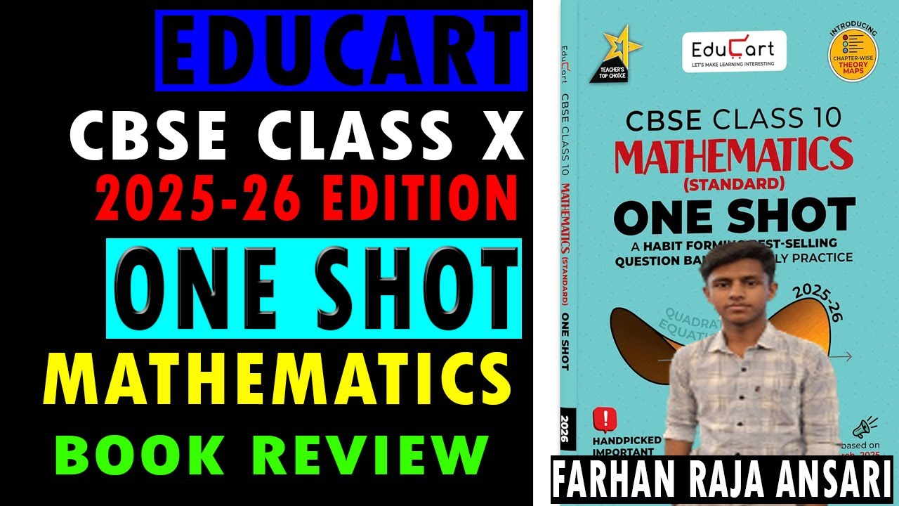 Educart One Shot Class 10 Mathematics For 2026 Board Exam | Book Review ...