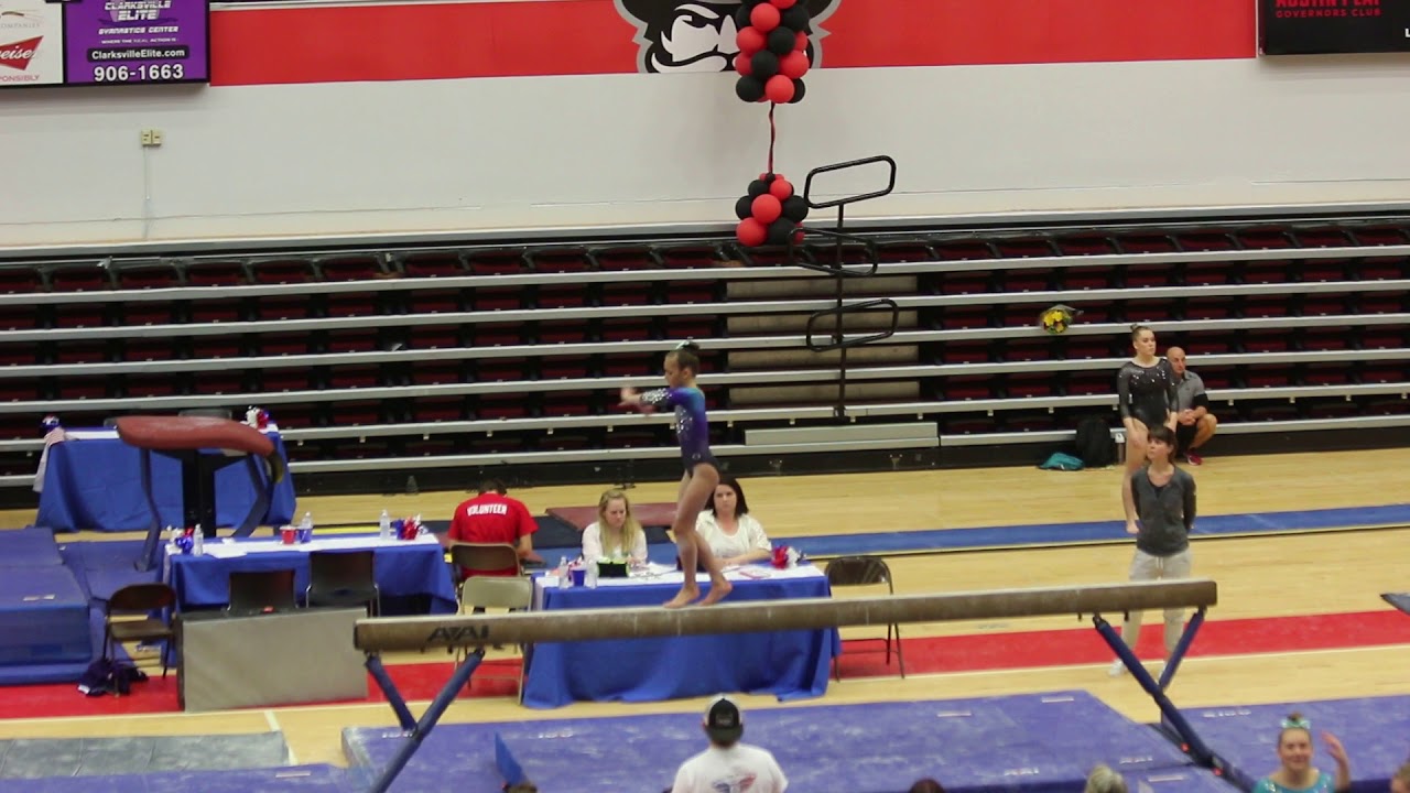 Emalee Frost Beam - TN State Meet - YouTube