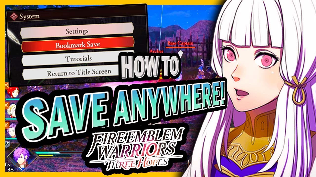 How To Bookmark Save (Save Anywhere) in Fire Emblem Warriors Three ...