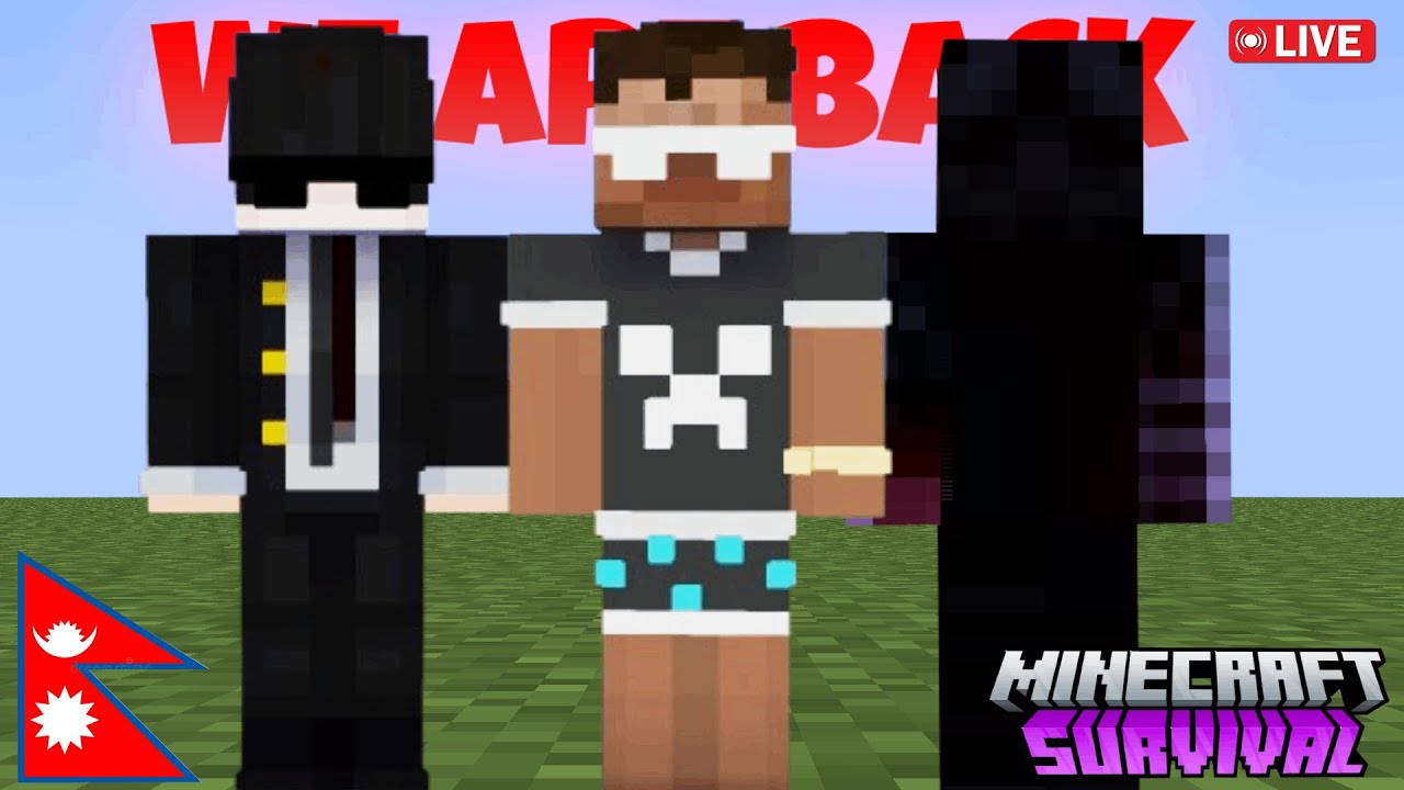 Nepali Minecraft public server |live |Minecraft| Nepal - YouTube
