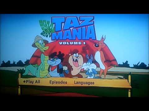 DVD Opening to Taz Mania Volume 1 UK DVD (Re Release) - YouTube