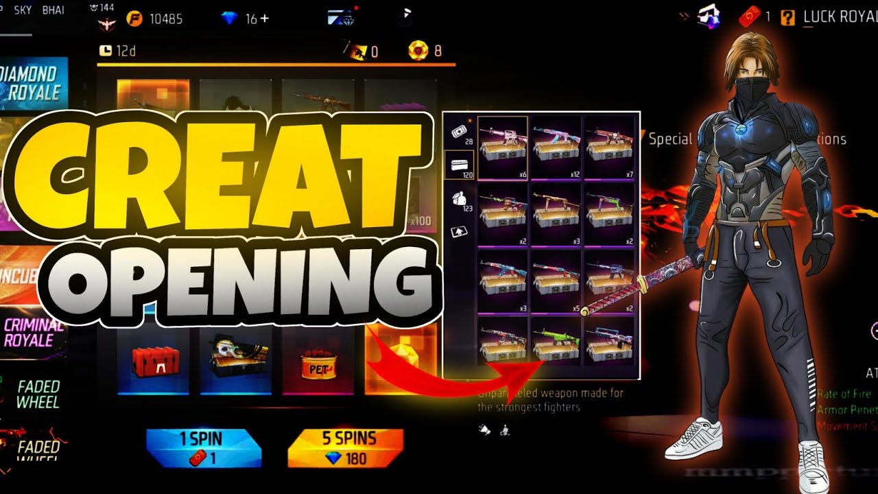 OPEN THE BEST 😱 100 + BOXES AND 100 BUNDELS OLD PASS BOXES 👊 FREE FIRE ...