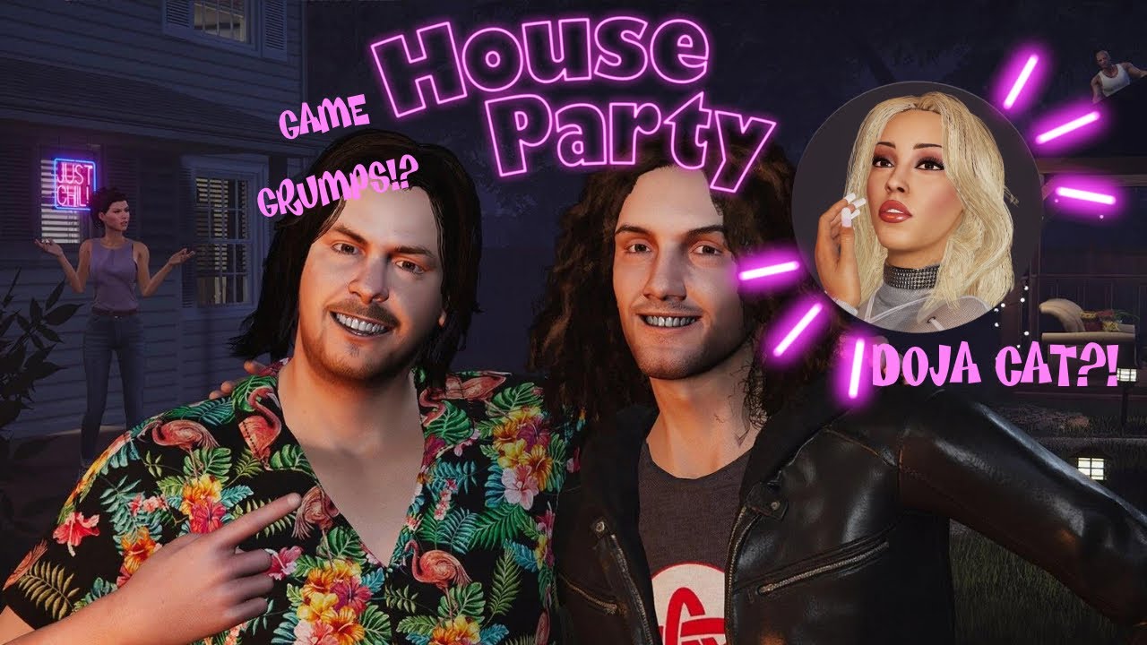 MEETING GAME GRUMPS AND DOJA?!(FAIL) | House Party - YouTube