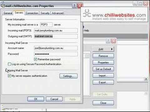 Unable to send email using Outlook Express - YouTube