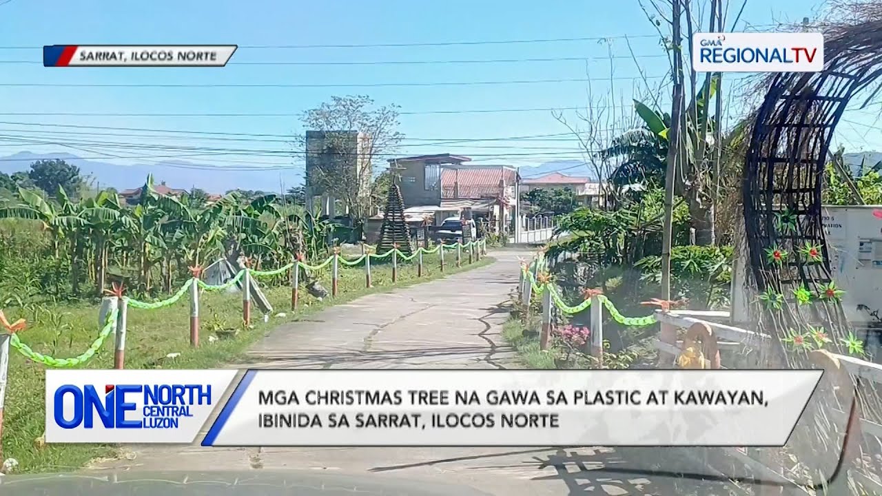One North Central Luzon: Mga Christmas tree na gawa sa plastic at ...