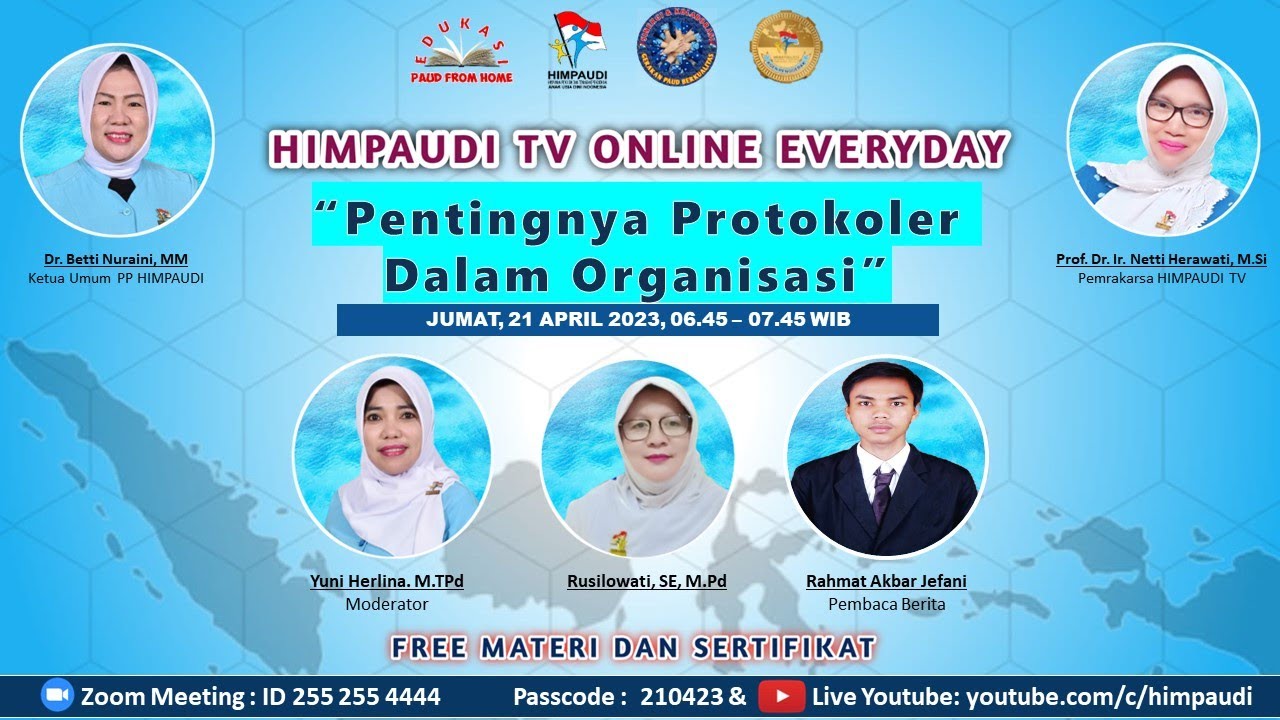 21 April 2023 "Pentingnya Protokoler Dalam Organisasi" - YouTube