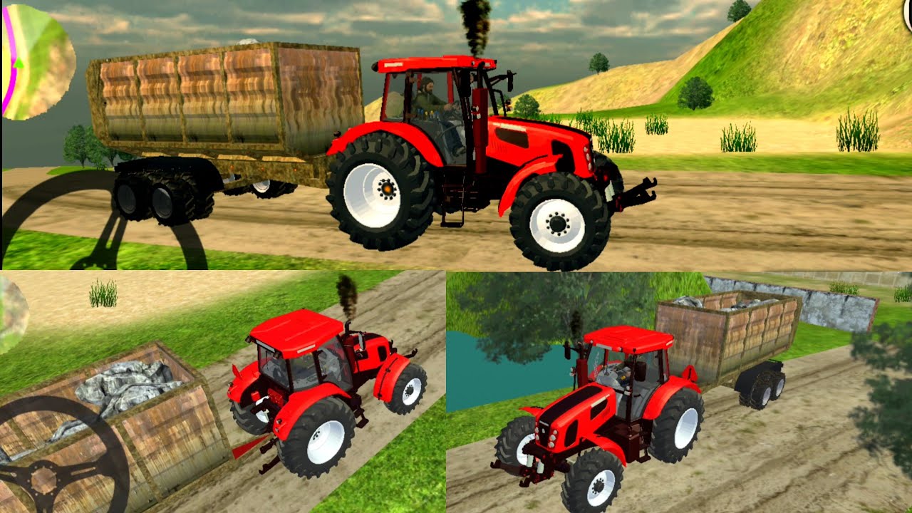 🥰Tektar ka game 👍video //niyu holenad Tektar taroli// tractor simulator ...