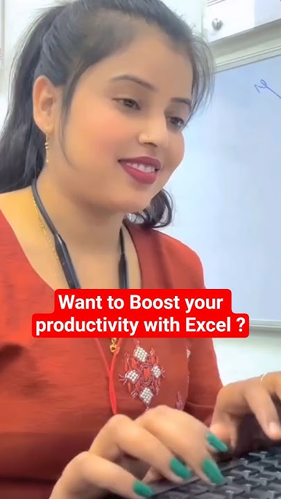 Want to Boost your productivity with Excel comment Below 👇 #excel #exceltips #ytshorts #shorts # ...