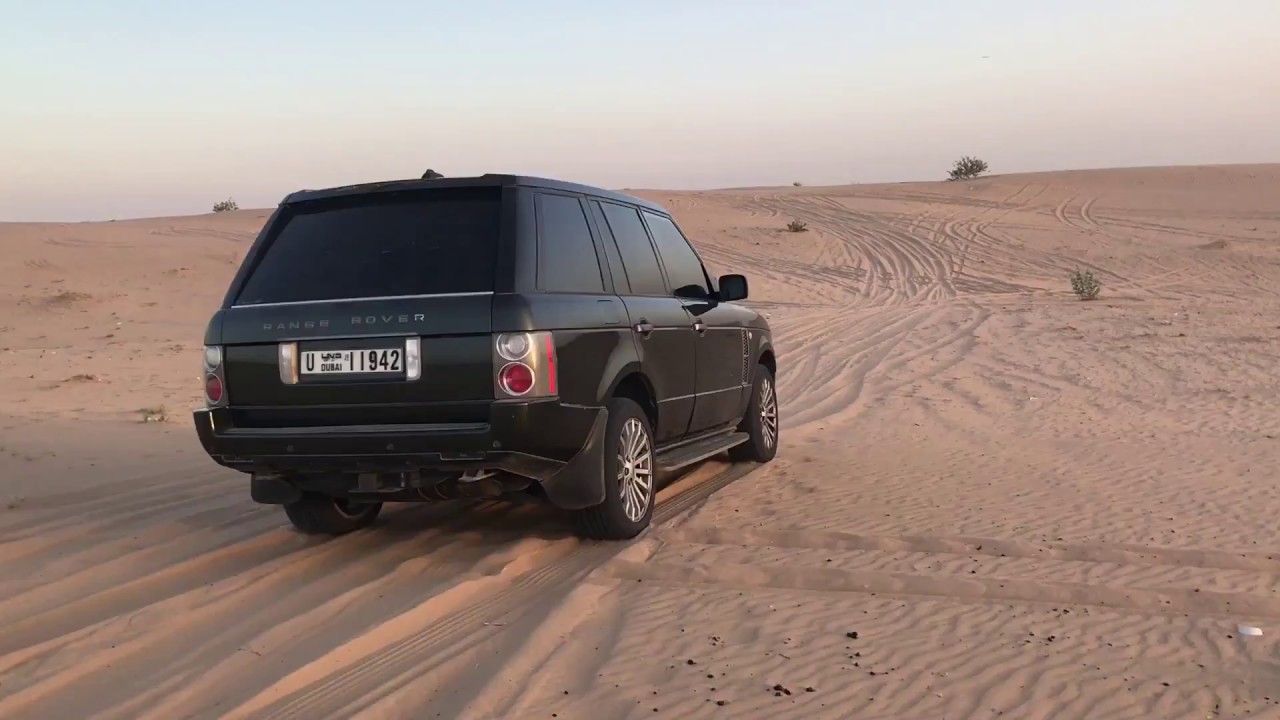 Desert safari on RANGE ROVER - YouTube