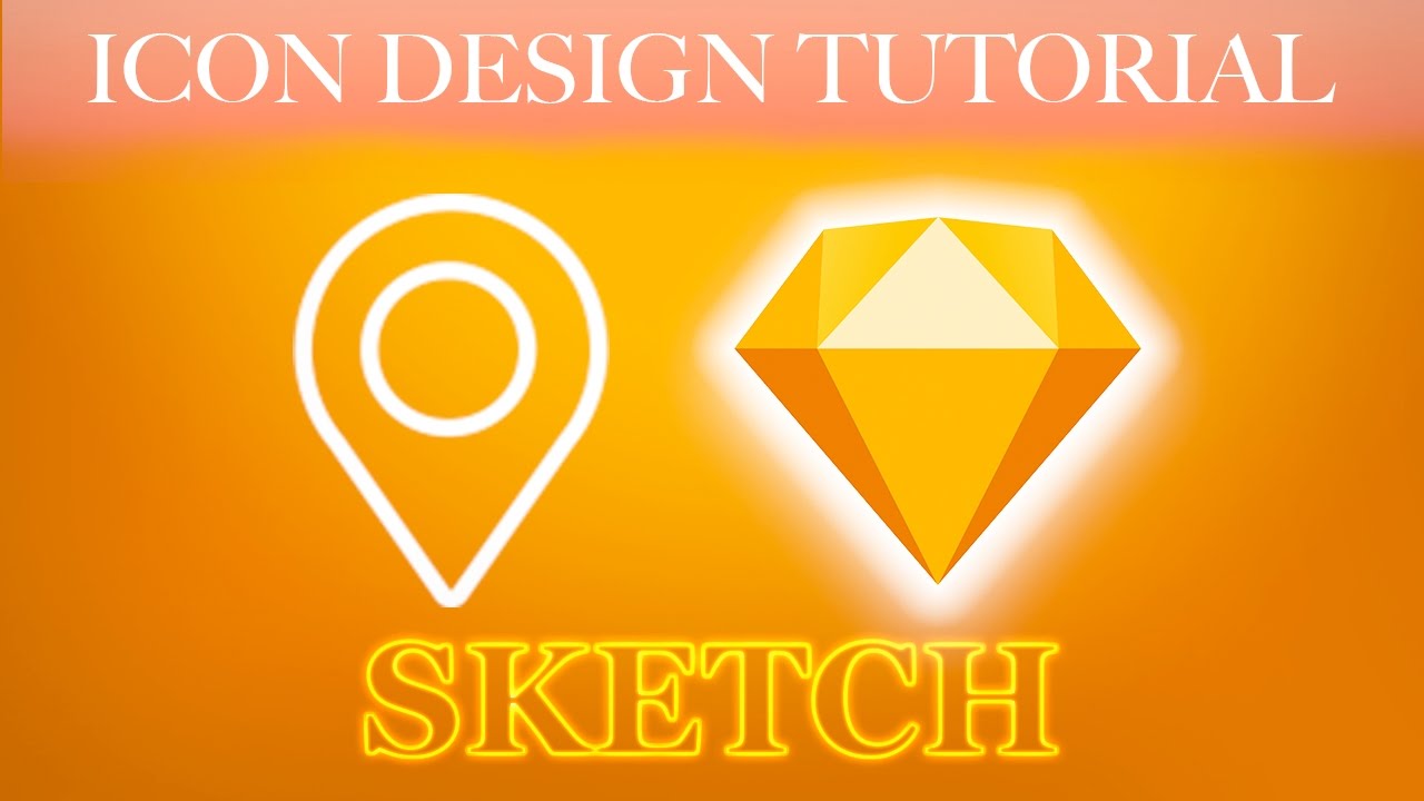 How to Design Location Icon in Sketch 41 | Sketch App Tutorial - YouTube