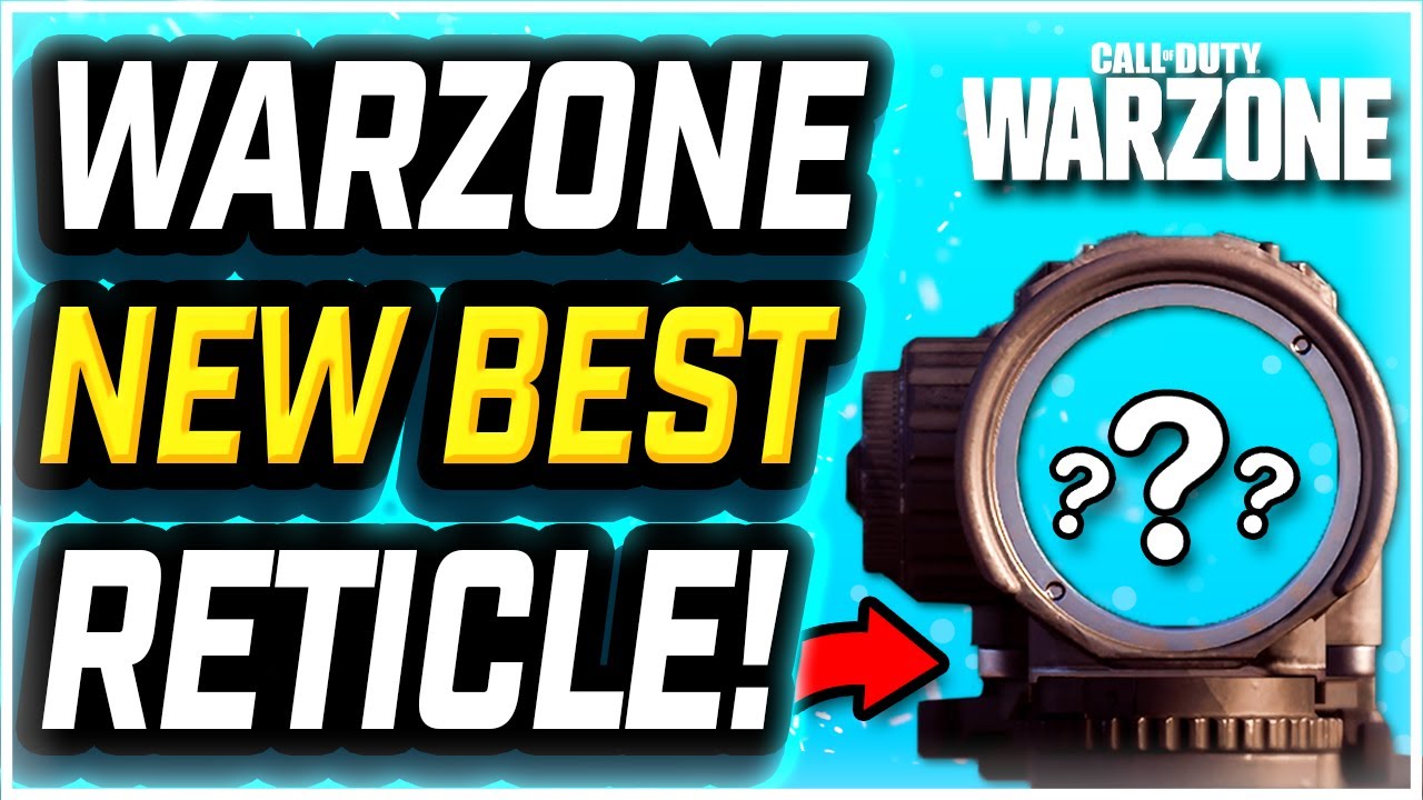USE THIS RETICLE FOR MORE ACCURACY! New Best Warzone Reticle [Warzone ...