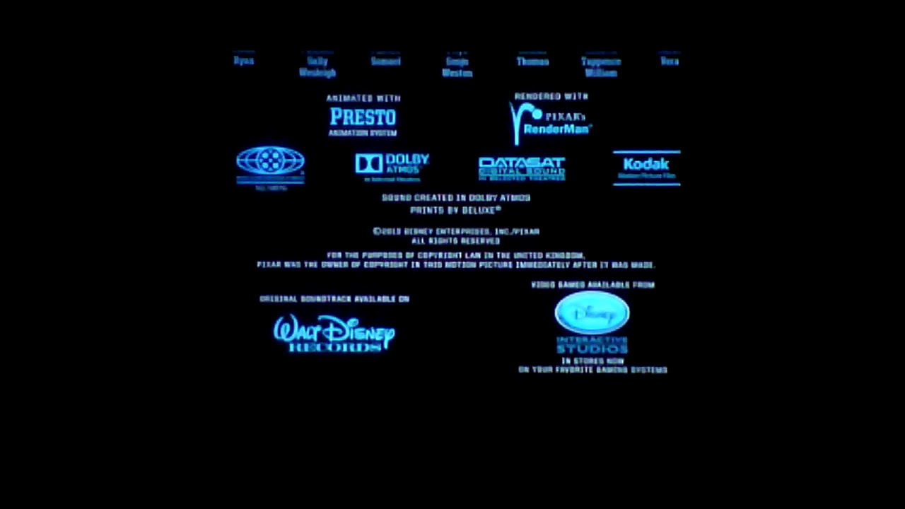 WDSMP/Pixar/Disney/Pixar Animation Studios (2013) Cierre - YouTube