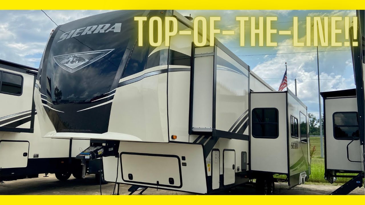 New top-of-the-line 5th wheel camper!! This Sierra has everything you ...
