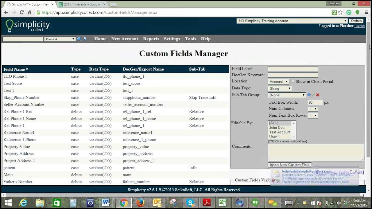 Nov 23rd - Live Training - Managing Custom Fields - YouTube