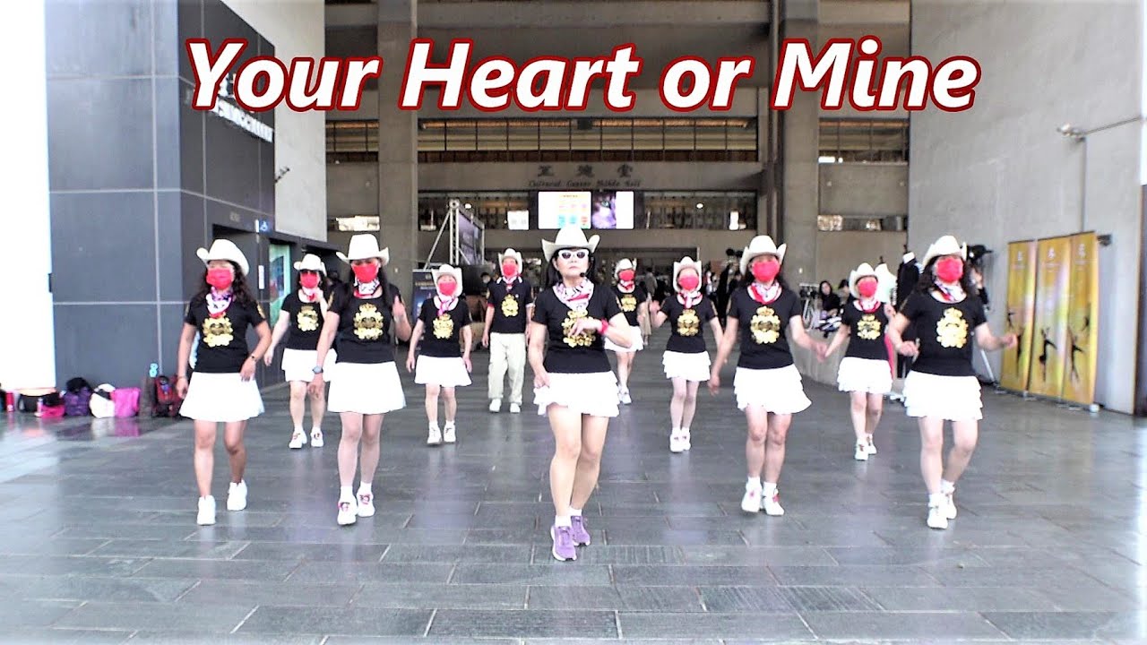 Your Heart or Mine│Line Dance by Deb Gerard (USA)│Demo & Walk Through║你的心我的心│排舞│含導跳║4K - YouTube