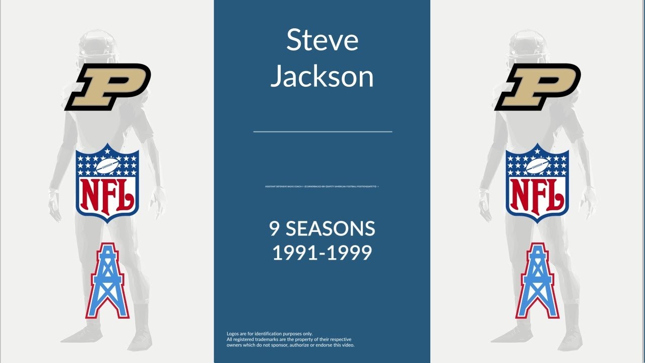 Steve Jackson: Football Assistant Defensive Backs Coach - YouTube