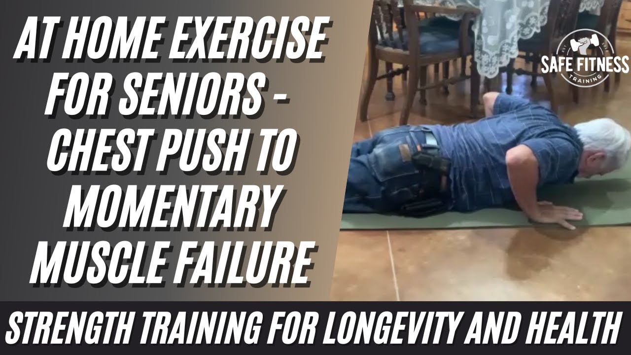 Chest Exercise At Home for Seniors | High Intensity Strength Training ...