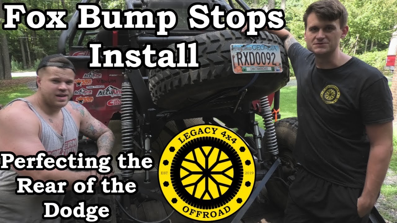 Fox Bump Stops on the Red Dodge II Legacy 4x4 and Off-Road - YouTube
