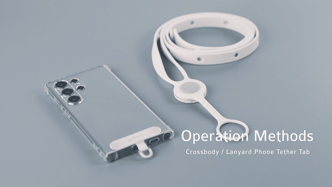 【Crossbody / Lanyard Phone Tether Tab】Operation Methods｜Bone - YouTube