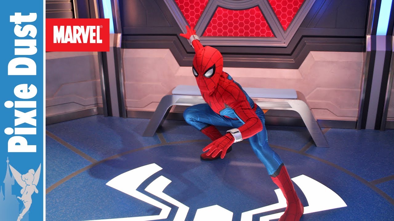 Avengers Campus Training Center: meeting Spider Man⎪Disneyland Paris ...