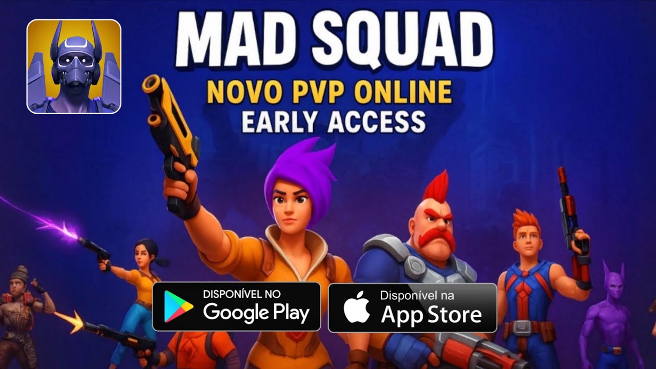 Novo Jogo - Mad Squad PvP Online Android/IOS Gameplay - YouTube