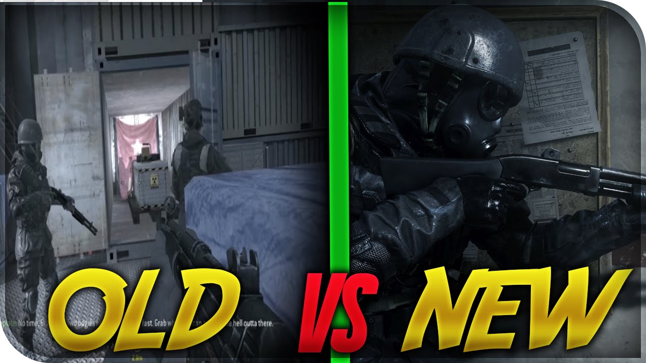 Gameplay Mission 1 COD 4 PS3 vs COD 4 REMASTERED l OLD VS NEW GRAPHICS ...