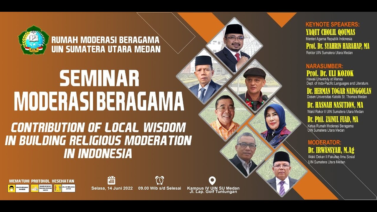 MODERASI BERAGAMA DAN LAUNCING LOGO UINSU -UINSU MEDAN - YouTube
