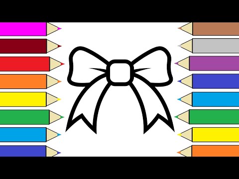 How to draw Ribbon 🎀 drawing || simple and easy gifts ribbon drawing ...
