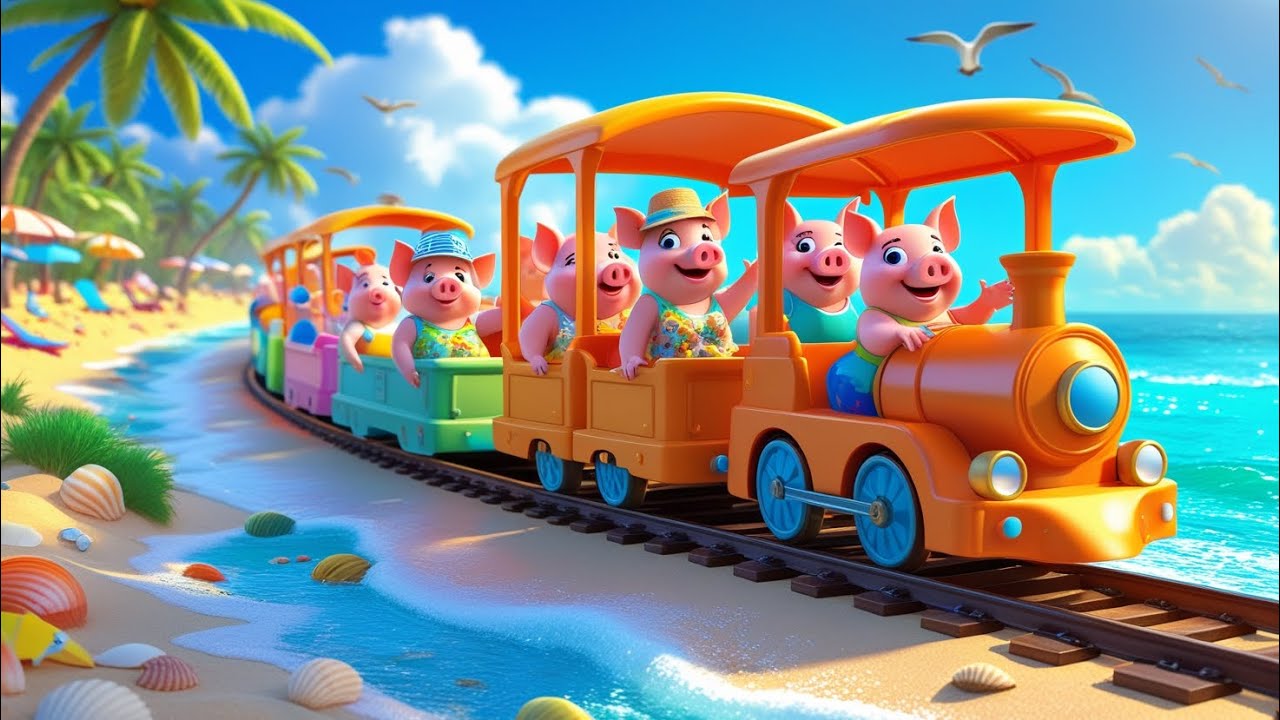 🎵 Piggy Color Train Adventure 🚂🌈 | Learn Colors with Fun & Music! - YouTube