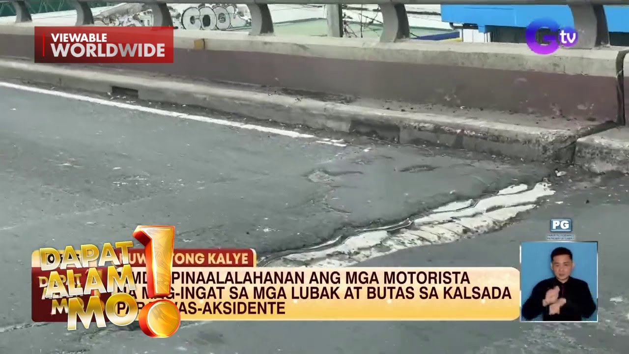 MMDA, nagpaalala sa mga lubak at butas-butas na kalsada ngayong tag ...